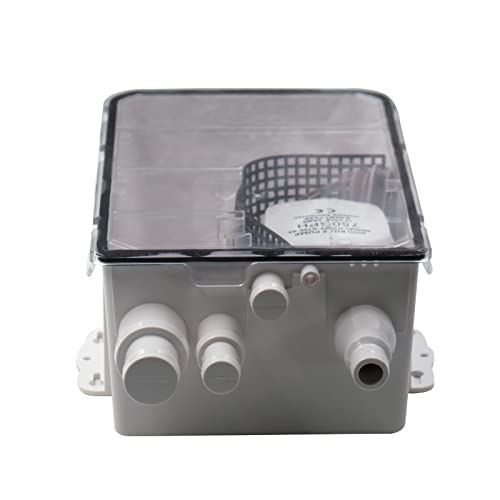 XuuSHA Hand Bilge Pump 750 GPH 24V 12V Automatic Bilge Shower Drain Pump Bilge Pump Automatic (Color : 24V 750GPH)