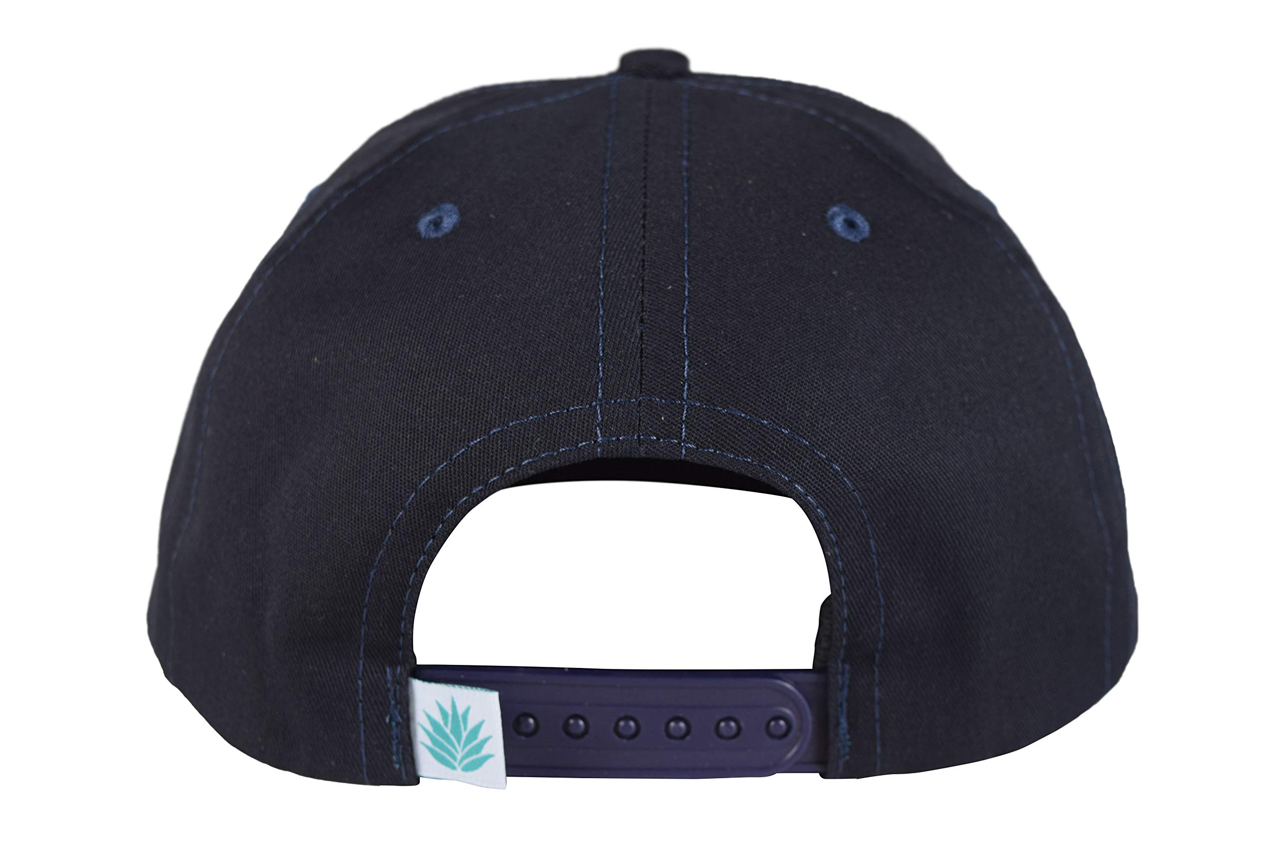 Sendero Provisions Co. Outdoor Adjustable Snapback Rope Hat with Rocky Mountain National Park Woven Patch (Navy/Slate)