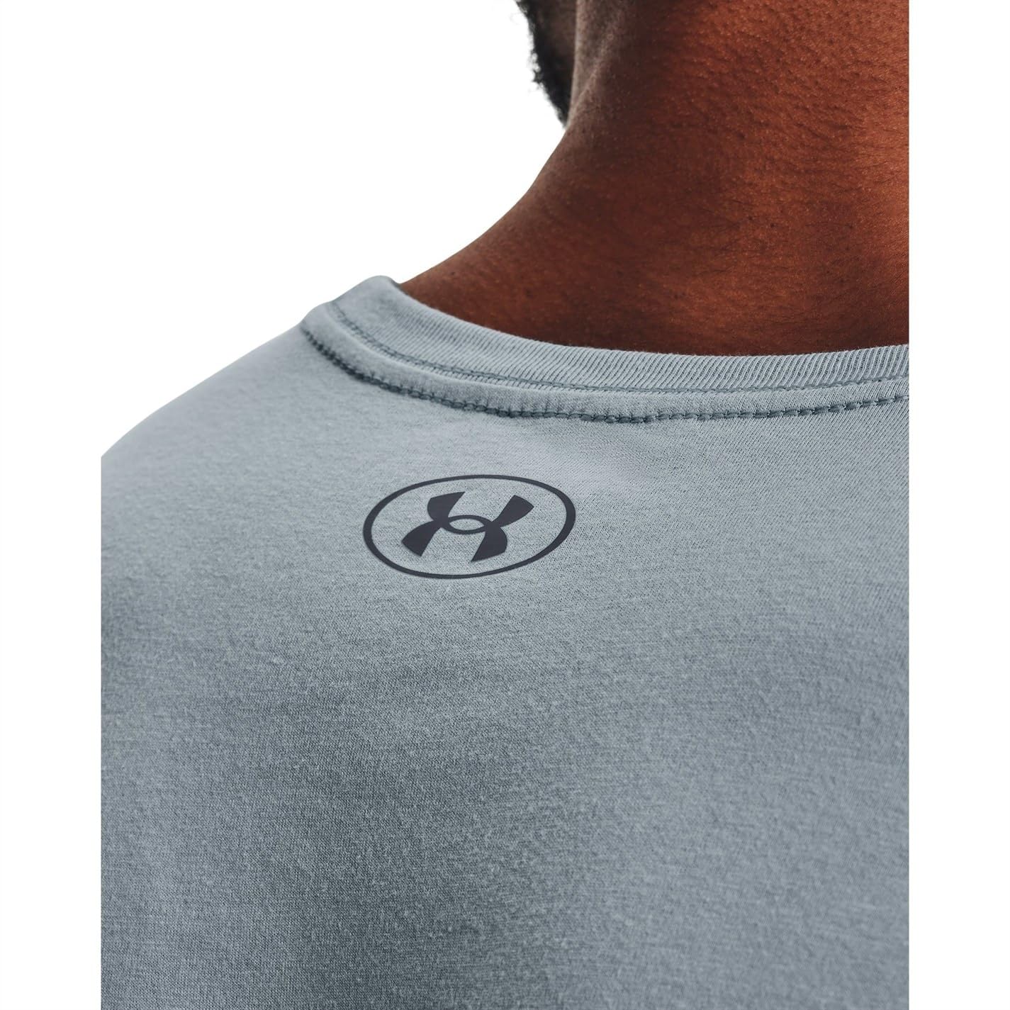 Under Armour Men's Global Foundation Short-Sleeve T-Shirt, (465) Harbor Blue/Harbor Blue/White, XX-Large Tall