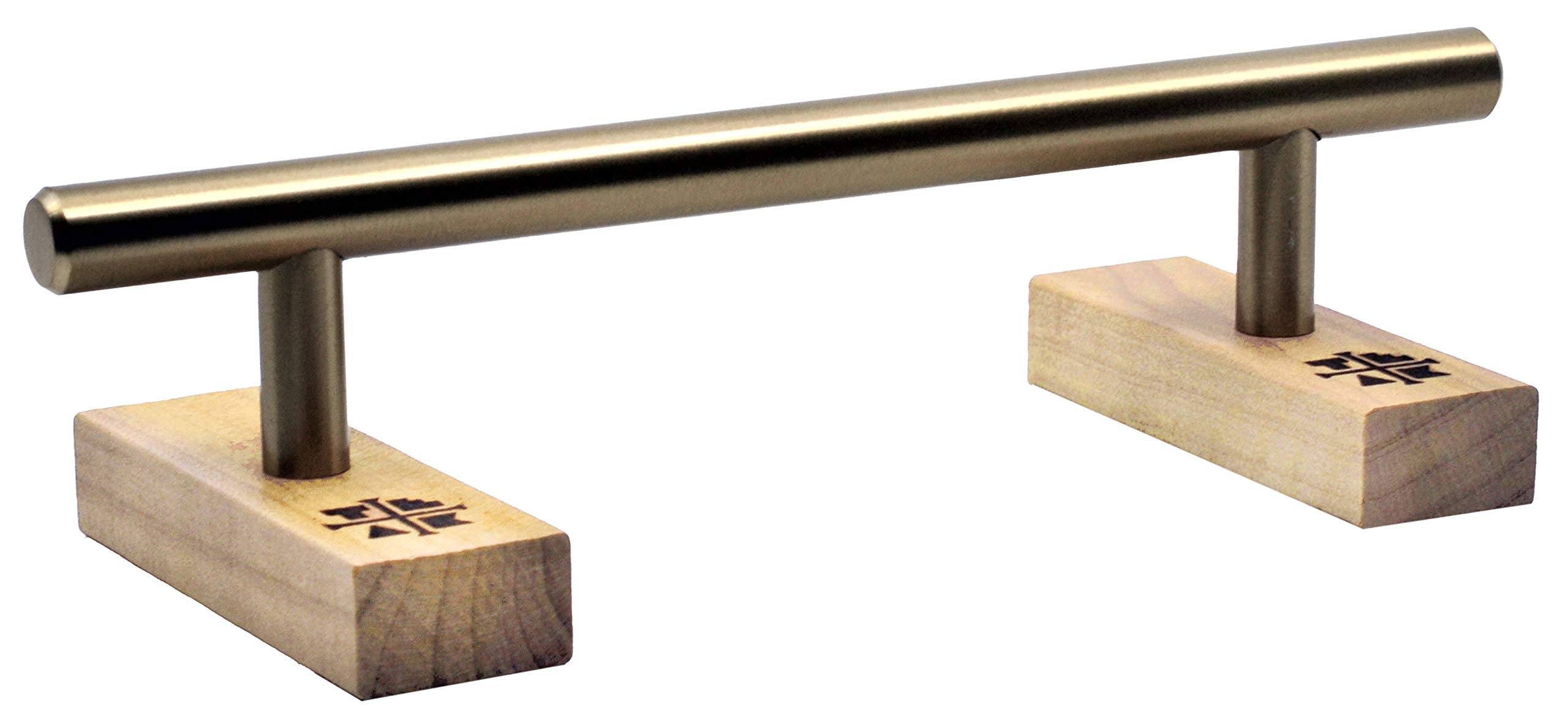 Teak Tuning Round Fingerboard Rail - Mini Edition - Gold Colorway - 7.25" Long, 1.75" Tall - Prolific Series