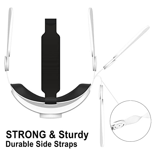通用 Durable and Lightweight Headband Head Strap Compatible with Oculus Quest 2 VR Headset Strap Comfortable Soft Touch Headset Strap