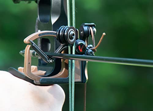 Vapor Trail Archery Gen 7X Arrow Rest, Left Hand, Standard Bracket, Black Cage, (7XLH01)