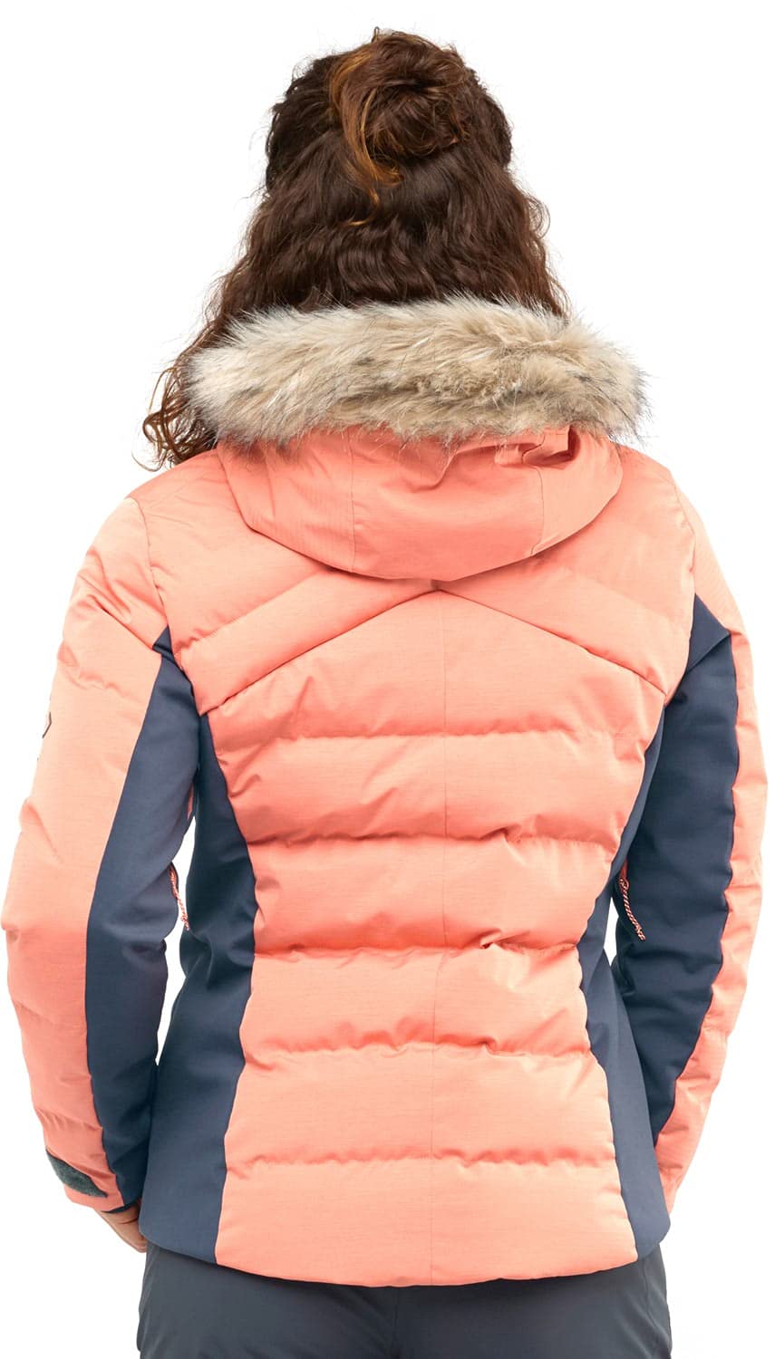 Salomon Women's Standard Stormcozy Jacket, Brick Dust/Heather, Large