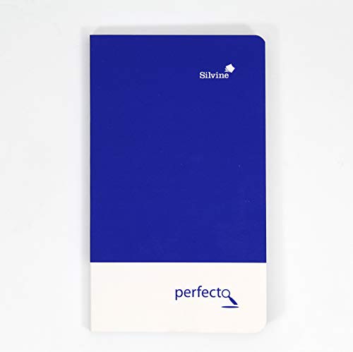 Silvine 6x4" Soft Touch Perfect Bound Notebook - Lined (160 Pages) 80 Leaves x1
