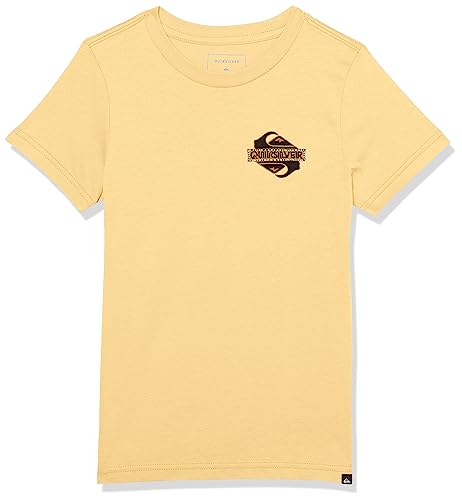 Quiksilver Boy's Rising Water Tee Shirt, Banana Cream 233