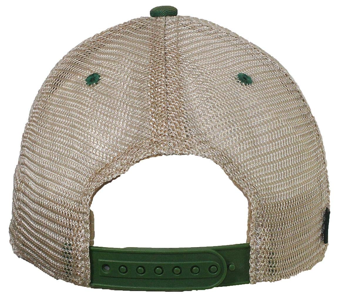 Tropic Hats Adult Embroidered Shamrock/Clover Legacy OFA Snapback Trucker Ballcap - Kelly Green
