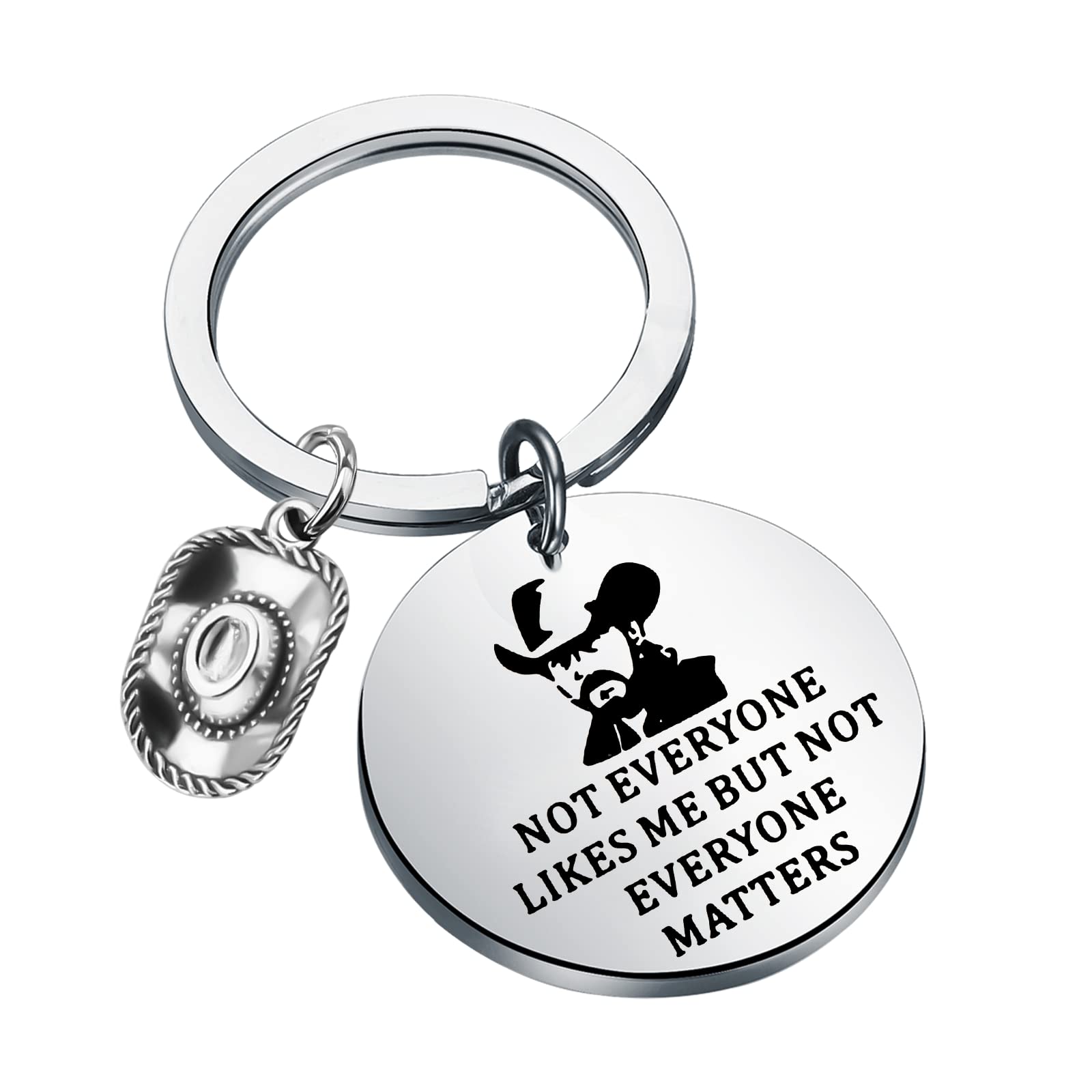 YS Inspired Keychain TV Show Fans Gift Rip Wheeler Merchandise Gift for Him Dad (NOT EVERYONE LIKES ME)