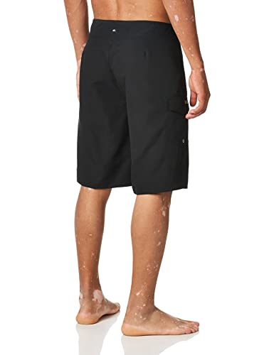 Quiksilver Men's Standard Everyday 21 Board Short Swim Trunk Bathing Suit, Black, 33