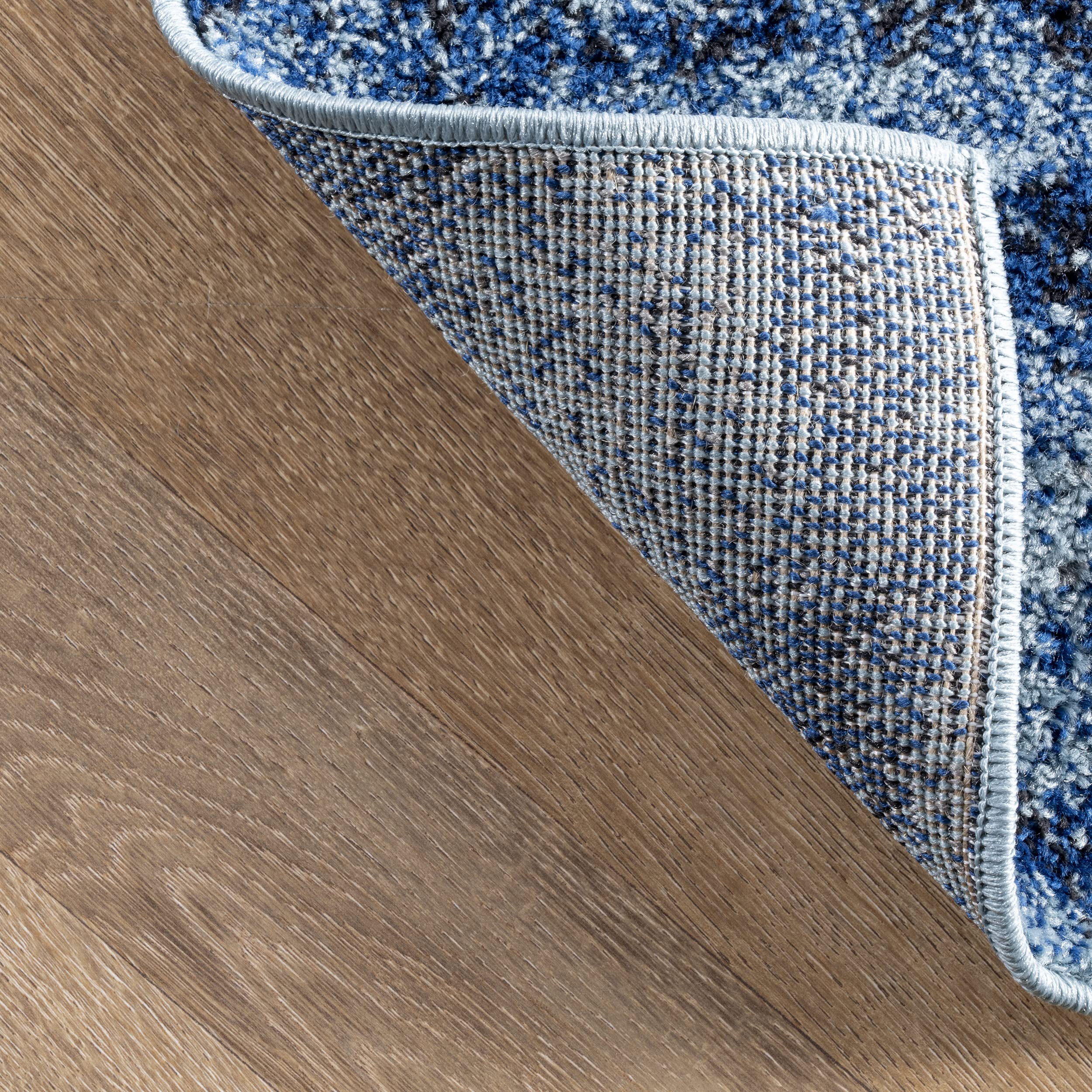 nuLOOM Alayna Abstract Waterfall Area Rug, 9x12, Blue