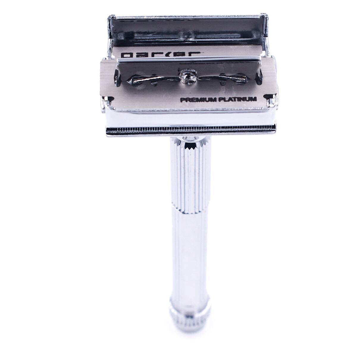 Parker Model 60R Safety Razor and 5 Parker Platinum Razor Blades