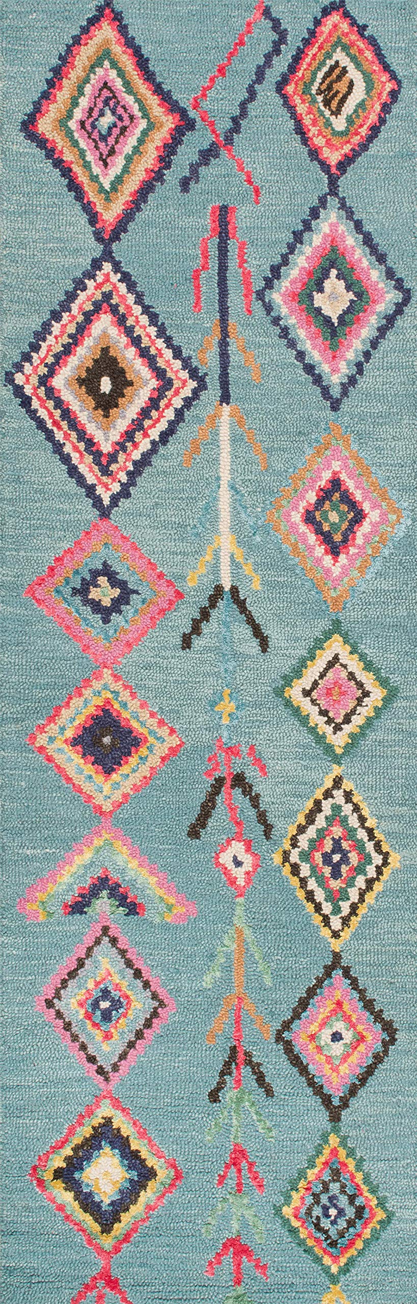 NuLOOM Hand Tufted Belini Area Rug, 4' x 6', Turquoise