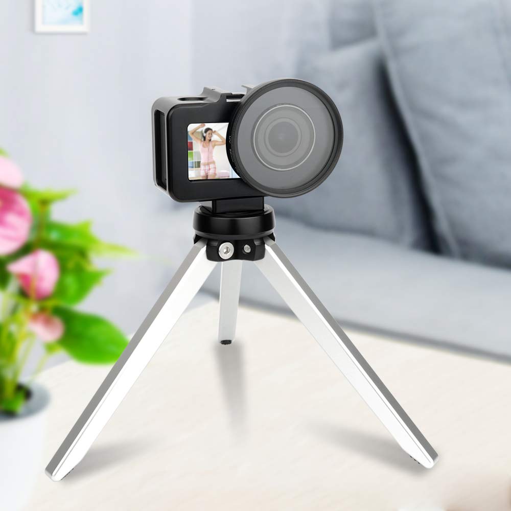SKYJFFJ-Aluminum Mini Tripod Tabletop Stand Monopod