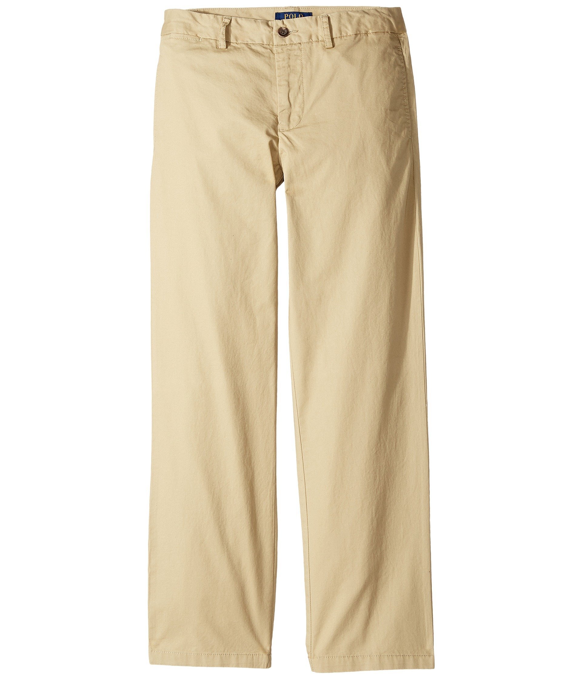 Polo Ralph Lauren Kids Boy's Cotton Chino Pants (Big Kids) Classic Khaki Size 8 (Small)