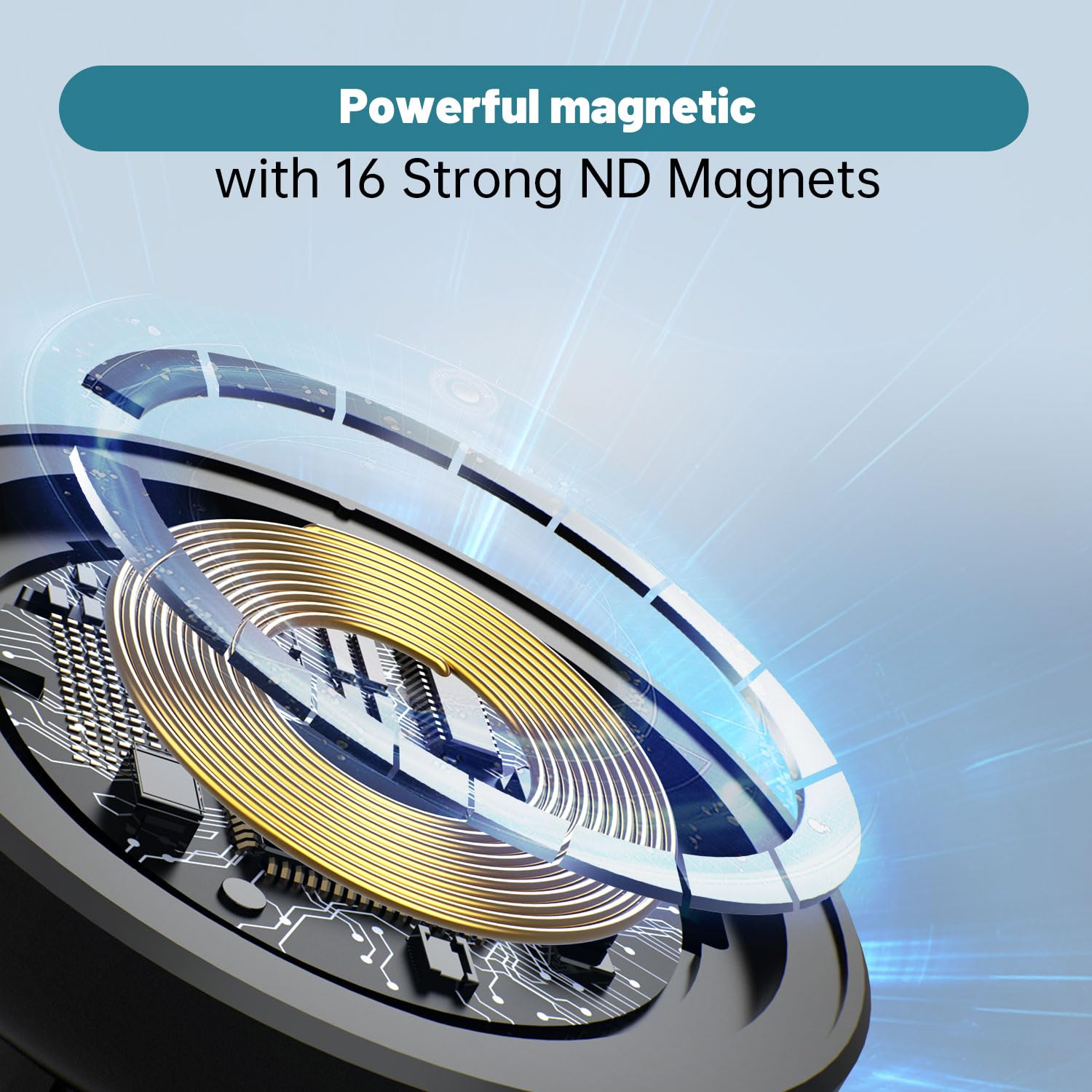 USBERG Magnetic Wireless Car Charger Phone Mount, Fast Wireless Charging Magnets,Car Accessories Air Vent Car Phone Holder with Strong Magnets,Compatible with iPhone Samsung Galaxy Google, LG,etc