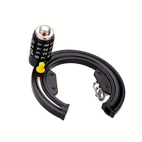 ZMYDZ Bicycle Lock Bicycle Horseshoe Lock Claws Anti-Theft Locks Words Password Bike Fixed Steel Lock Strong Security Motorcycle Bicycle Locks Bike Locks