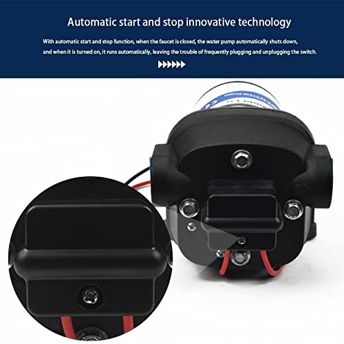 XuuSHA Hand Bilge Pump AC220V 110V Electric Vacuum Reciprocating Marine High Pressure Water Supply Pump FL-41/43 Bilge Pump Automatic (Voltage : 12V)