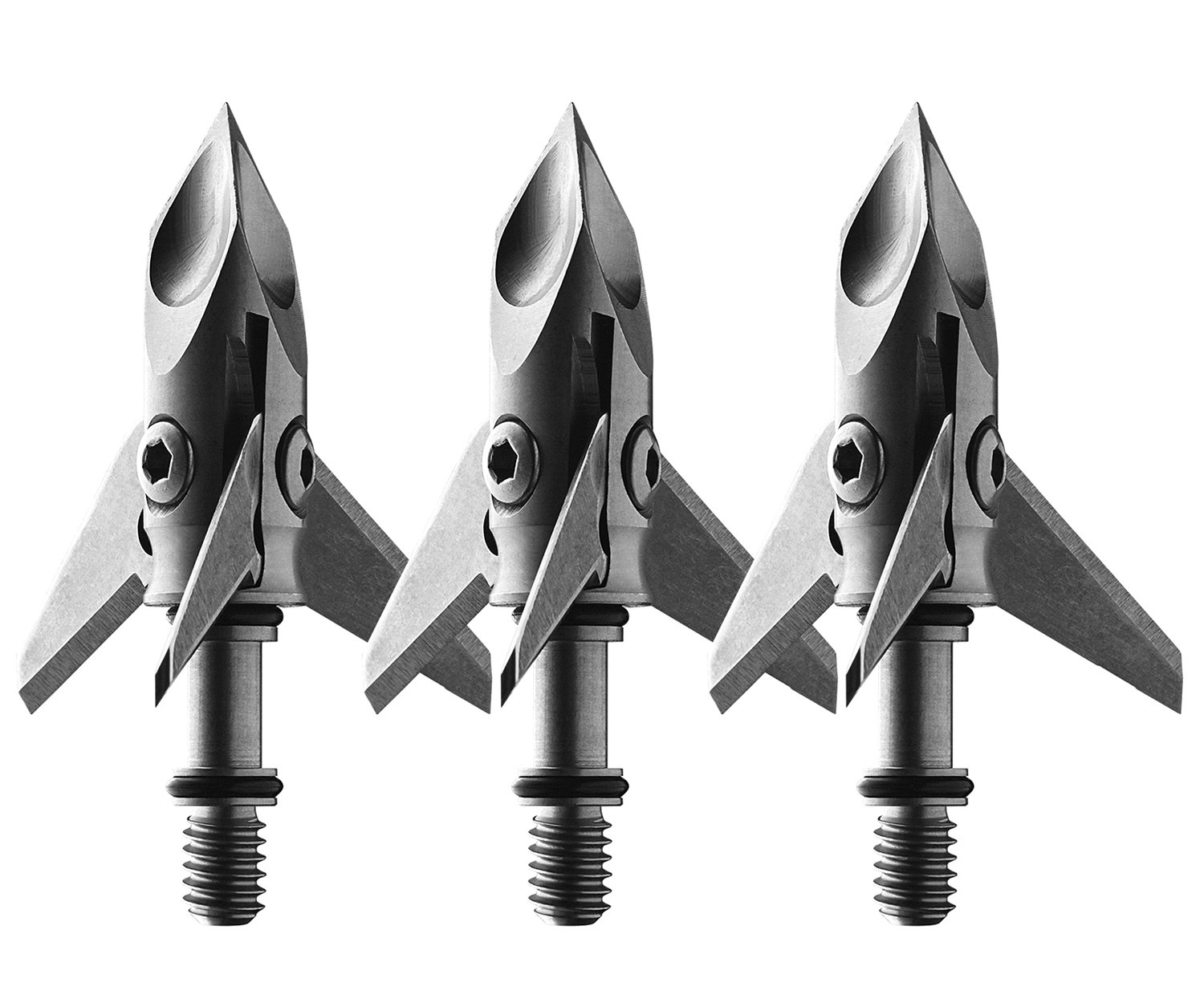 Ramcat Single Bevel Broadhead (3 Pack), Silver, 100 Grain, One Size (73550)