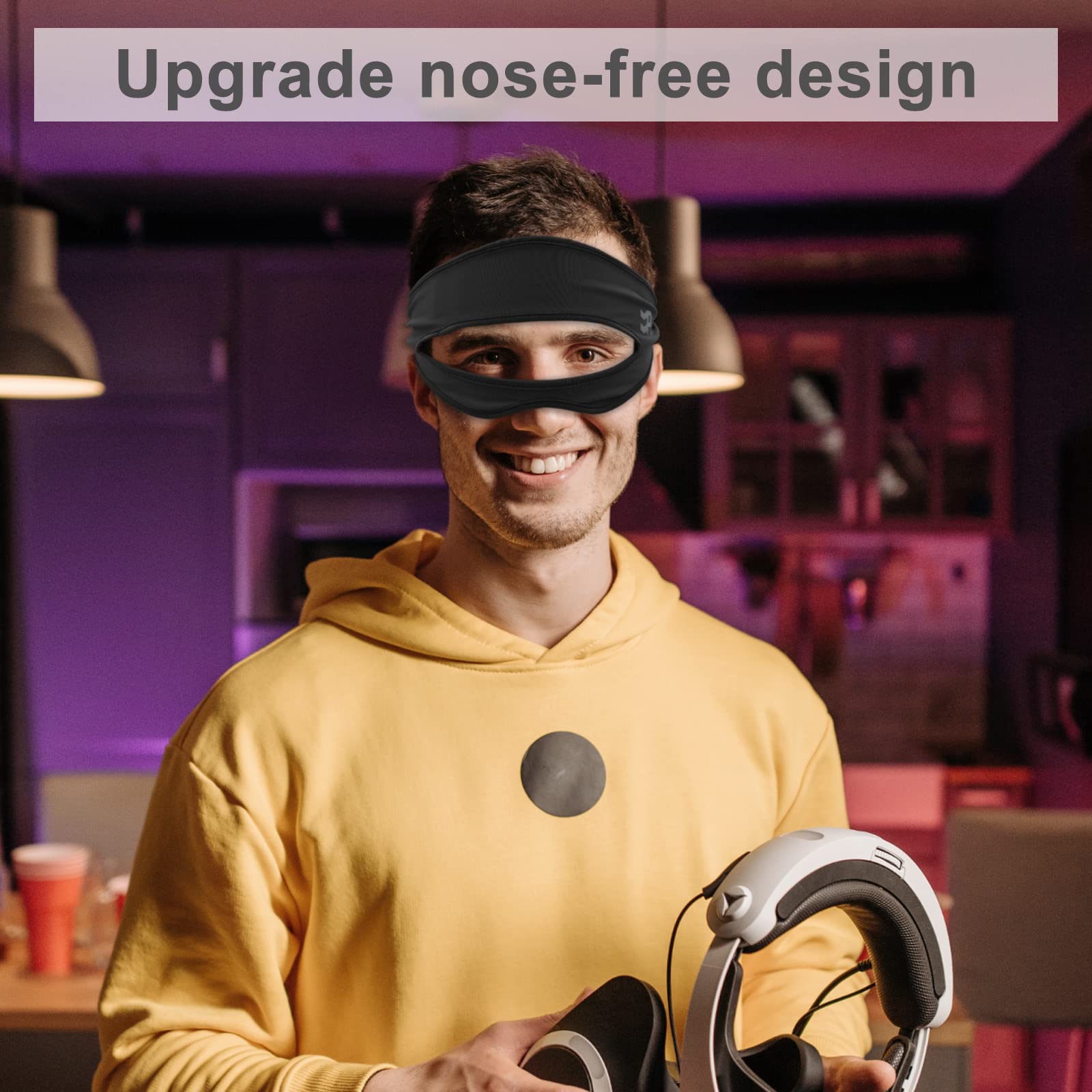 VR Mask Sweat Band Facemask Compatible with Oculus Quest 2 Accessories (3pcs)