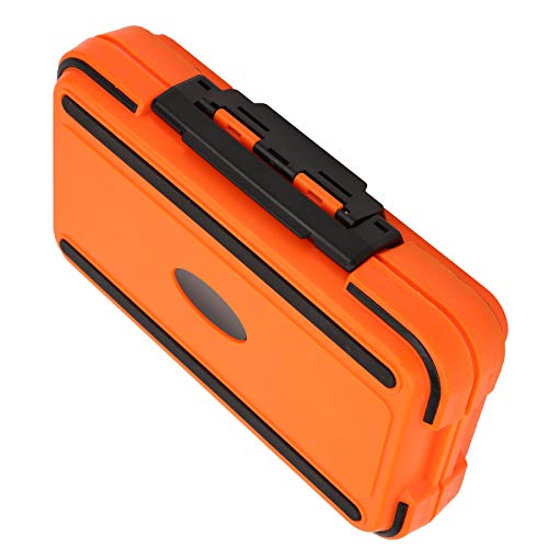 Yeuipea Fishing Lure Box, Waterproof Lure Box Double‑Sided Fishing Hook Tool Storage Box Multifunctional Accessory