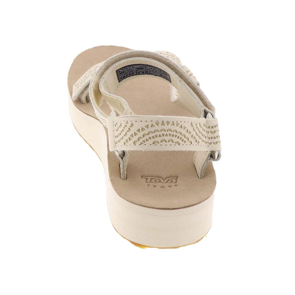 Teva Women's Midform Universal Geometric Sandal, White Swan, 11