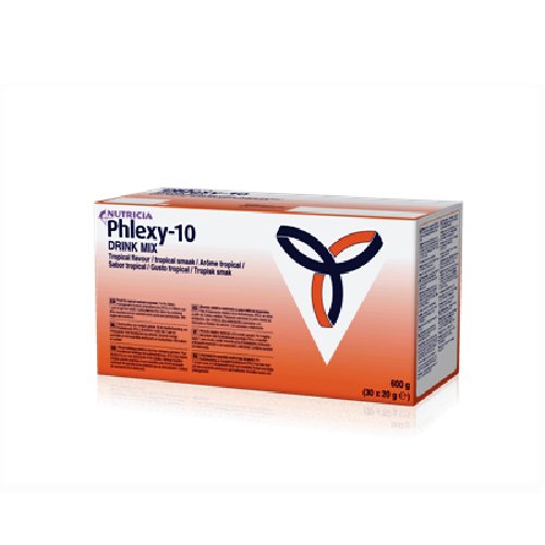 Nutricia Phlexy-10 Drink Mix, Tropical Surprise - Case of 30 Packets