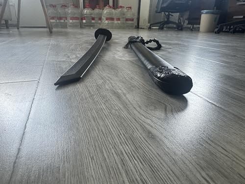 Sword fort Replica Swords - 39" Sasuke Sword Katana Anime Cosplay Sword Black