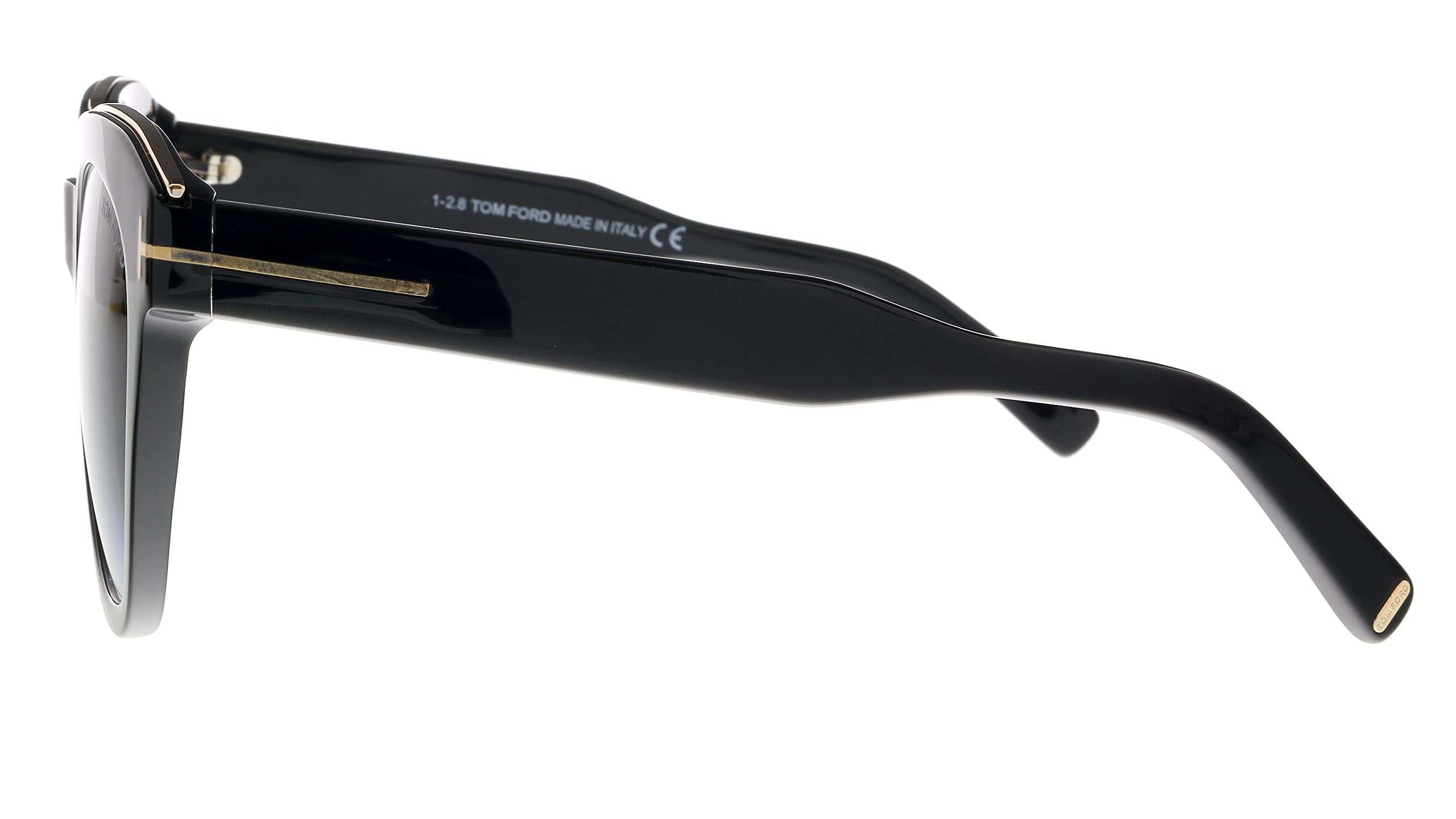 Tom Ford FT0686-F 01W Black Round Haley Sunglasses for womens