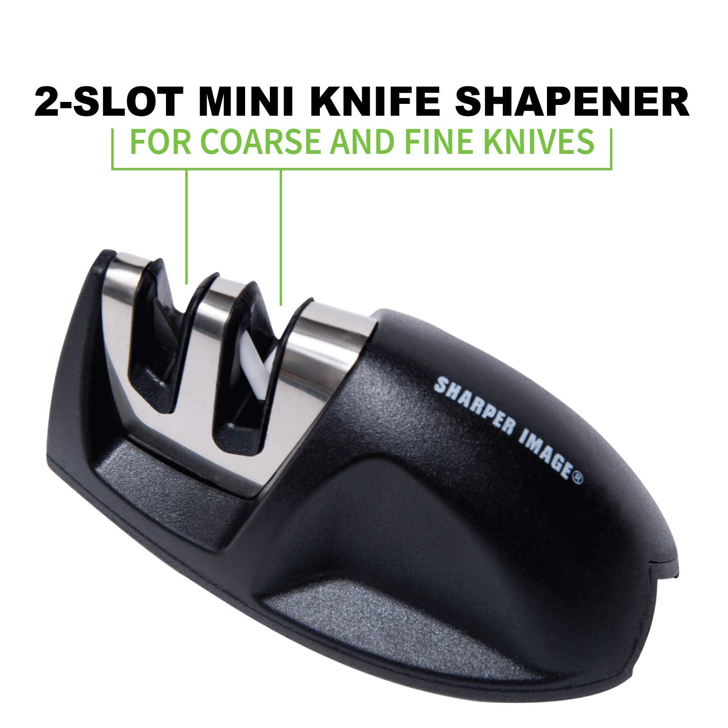 Sharper Image 3-Piece Kitchen Prep Set with Paring Knife, Cutting Board and Knife Sharpener