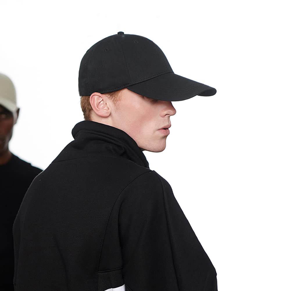 XYIYI 2Pcs Black White Men Classic Baseball Cap Women Adjustable Golf Dad Hats