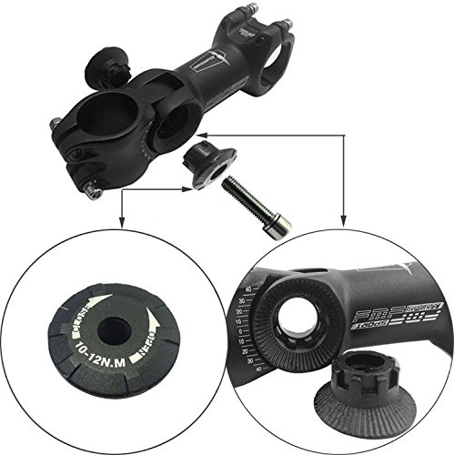 UPANBIKE Bike Stem 28.6mm Adjustable Stem Aluminum Alloy Φ25.4mm/Φ31.8mm(31.8mm * 110mm)