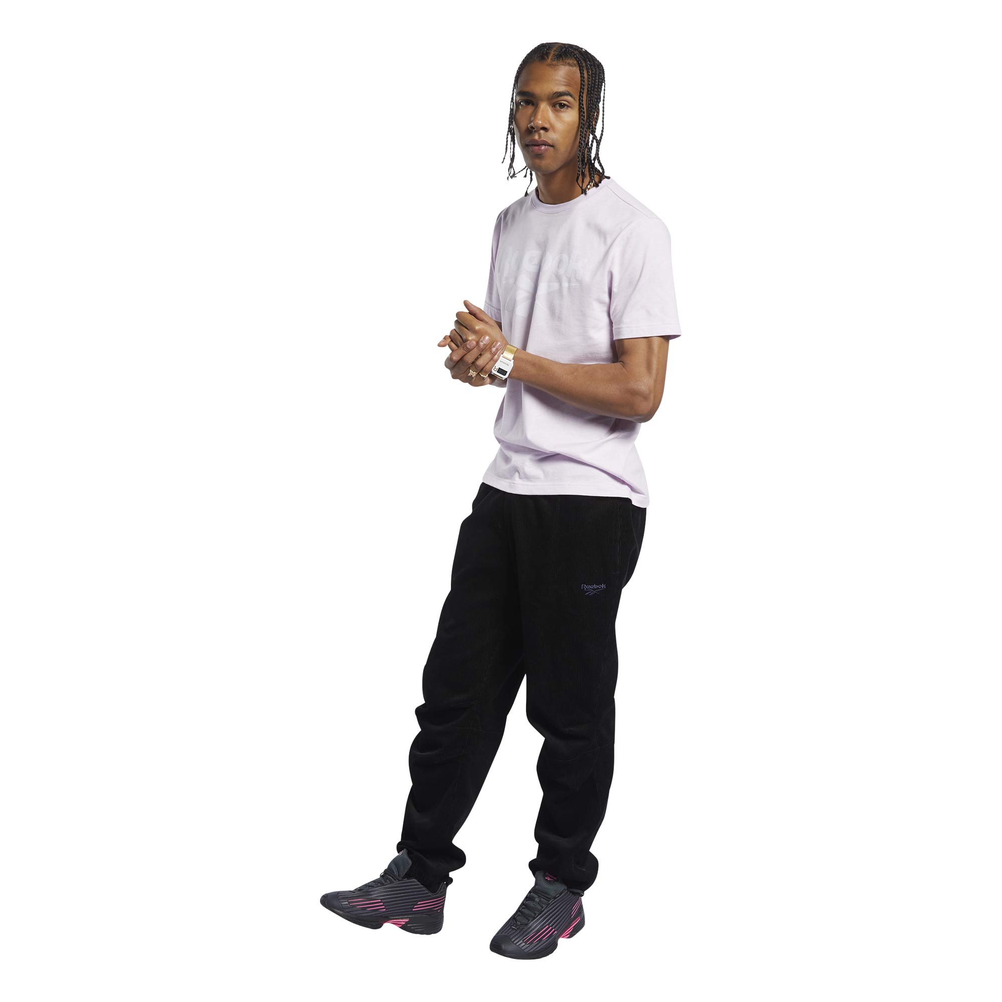 Reebok Classic Vector Tee, Pixel Pink, Small