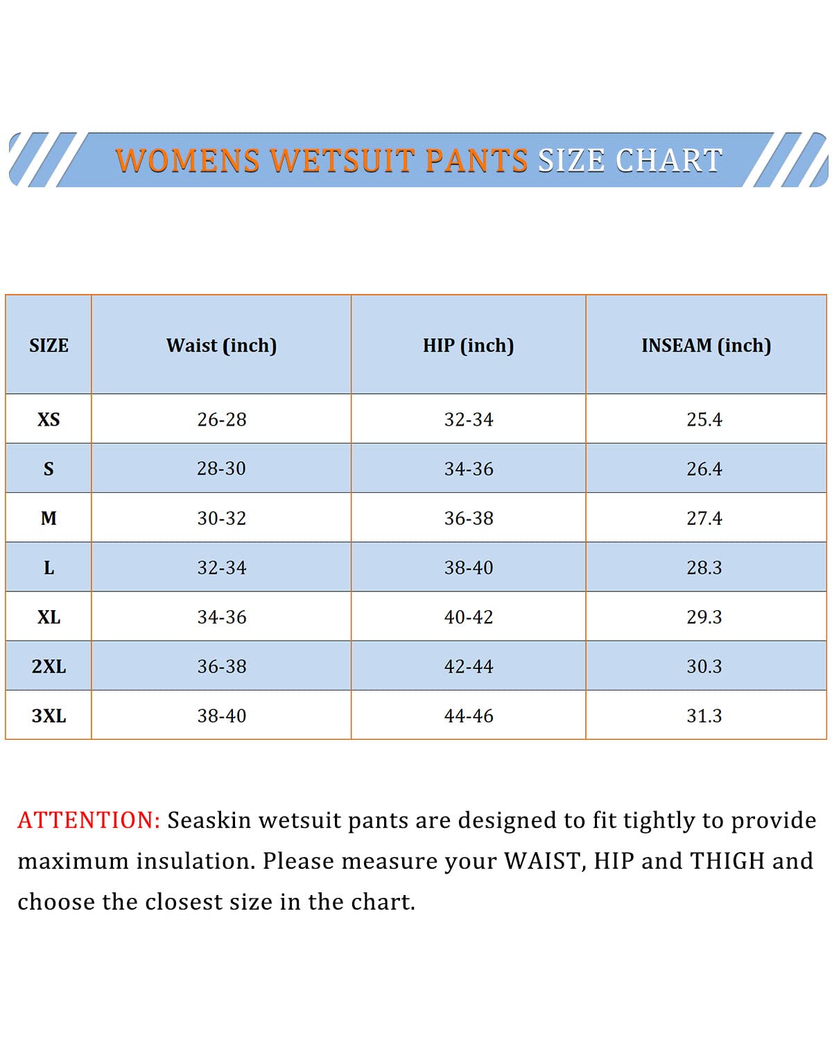 Seaskin Womens Wetsuit Pants 2mm for Diving Swimming Water Sport