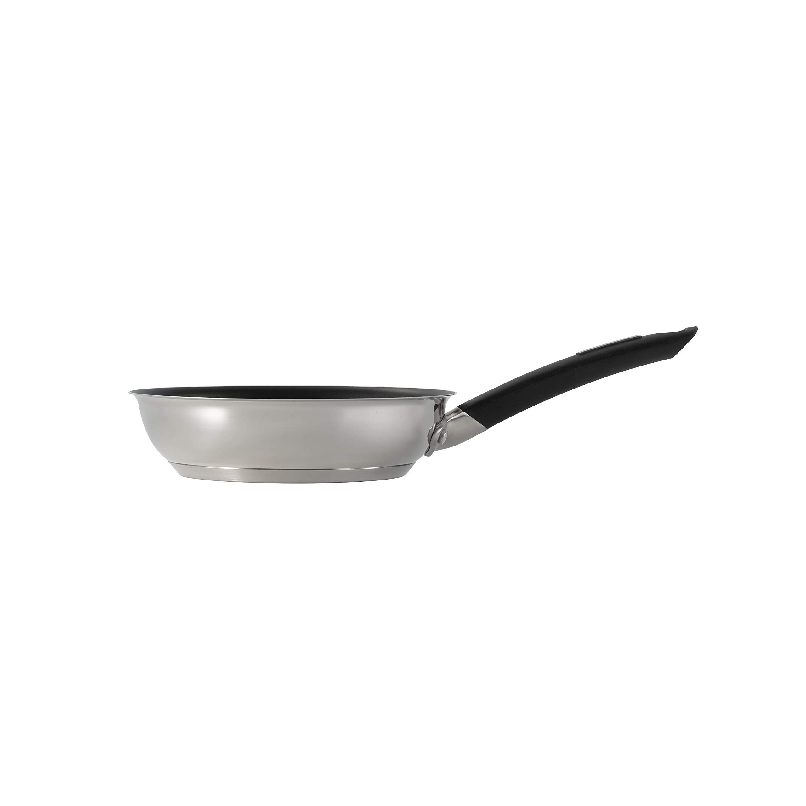 Tramontina Duo Fry Pan with Nonstick Interior Stainless Steel 8 inch, 80154/063DS