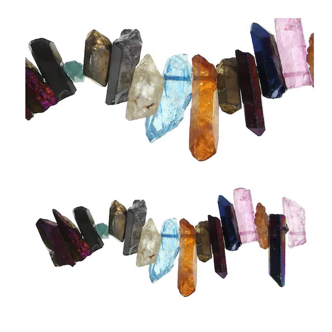 Sedona Multicolor Quartz Crystal Beads by Bead Landing
