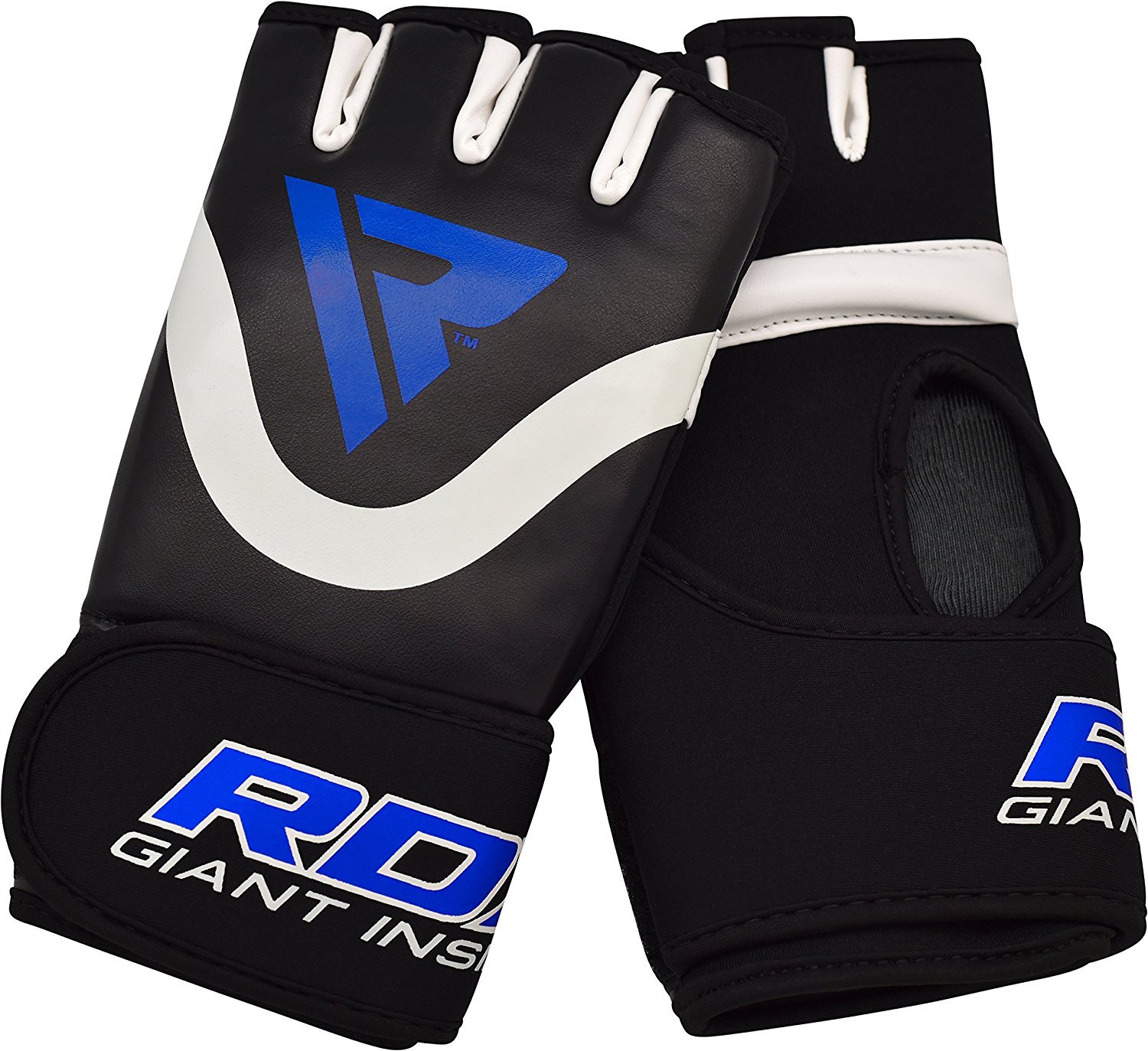 RDX Boxing Hand Wraps Inner Gloves for Punching β Maya Hide Leather Fist Protector Under Mitts - Great for MMA, Muay Thai, Martial Arts, Heavy Bag, Kickboxing, Multi-Purpose Training & Combat Sports