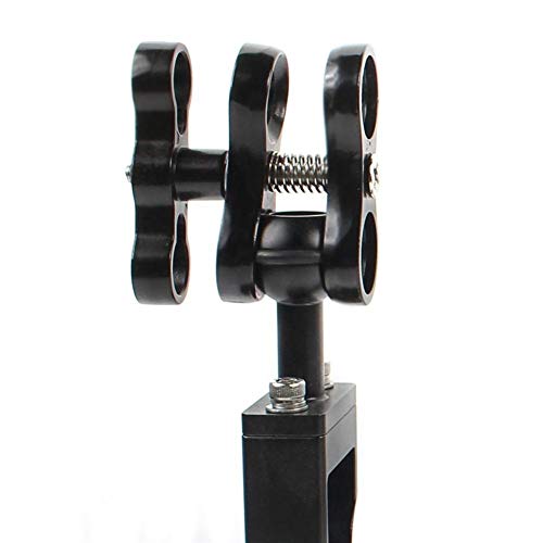 Sturdy Durable Aluminum Diving Underwater Tray Kit with Butterfly Clip Float Arm Handle Grip Gimbal Stabilizer for Gopro EKEN Action SLR Camera Accessories Convenient Practical
