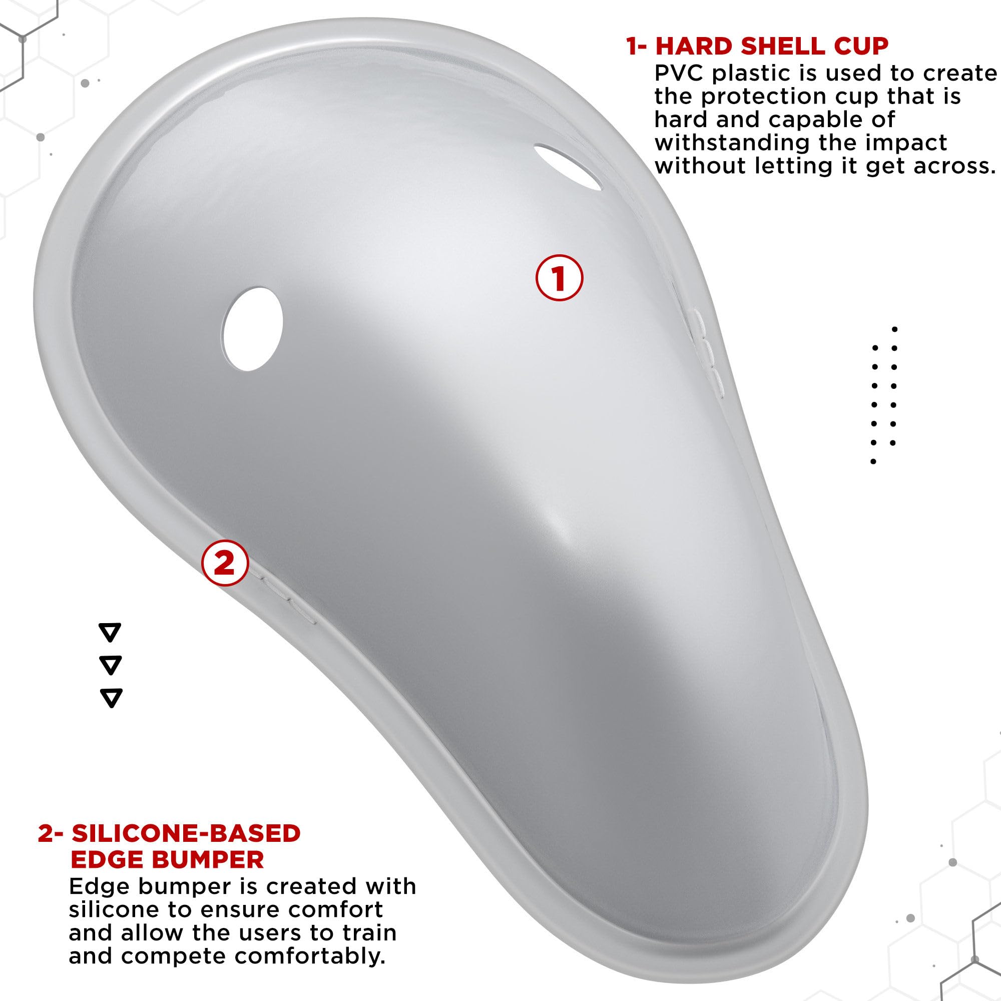 RDX Groin Protector Cup Men, Boxing Kickboxing MMA Muay Thai Sparring Groin Guard, Ventilated Adjustable,Karate Fighting Training, Underwear Jiu Jitsu BJJ Protection, Boys Youth