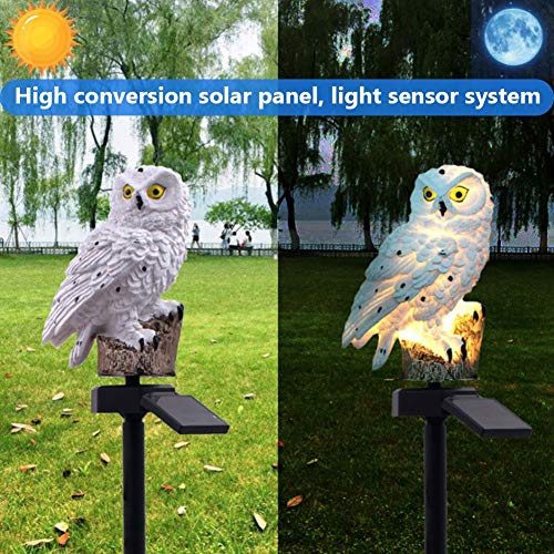 Pasamer Solar Powered Lamp,Solar Powered Waterproof Garden Light Outdoor Lawn Lamp for Home Garden Lighting(White)