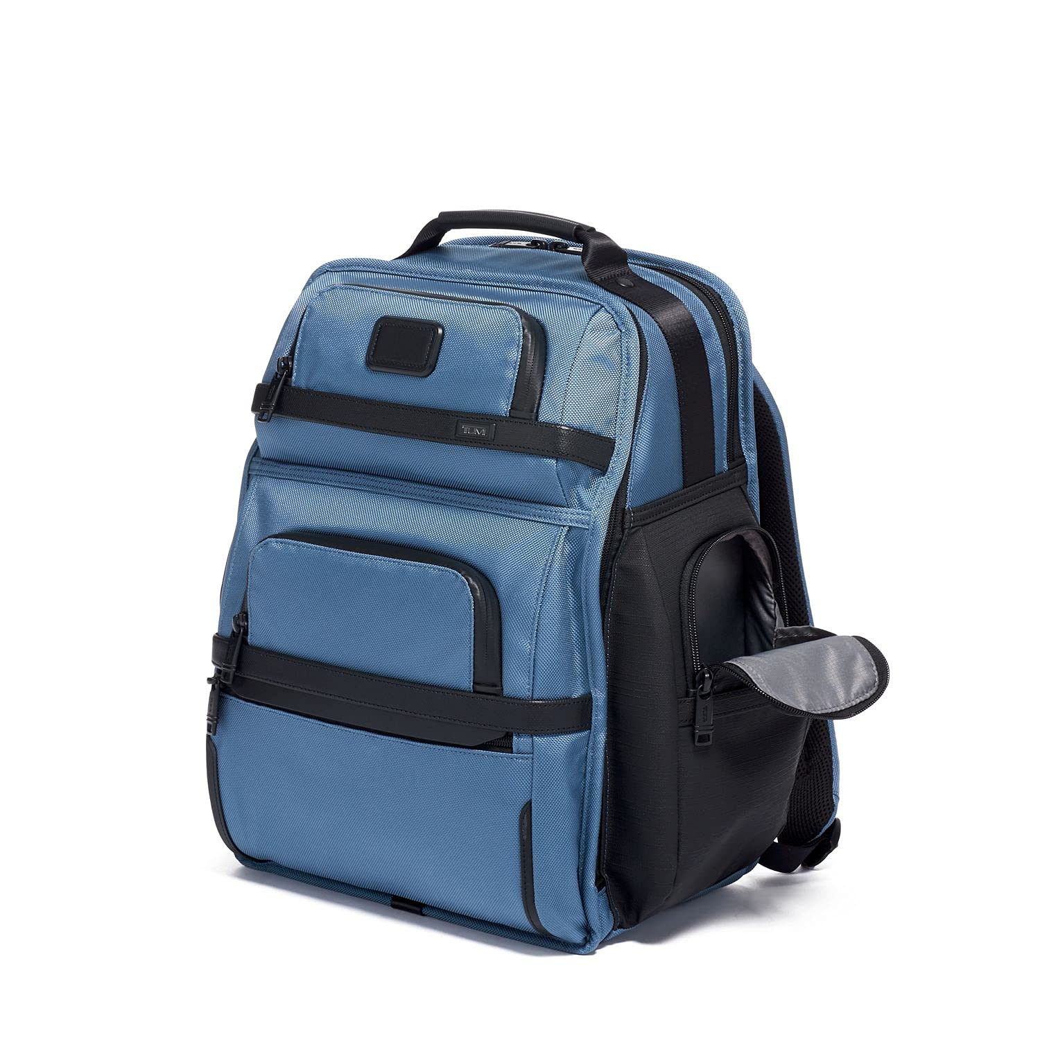 TUMI - Alpha Brief Pack - 15 Inch Computer Backpack for Men and Women - Storm Blue