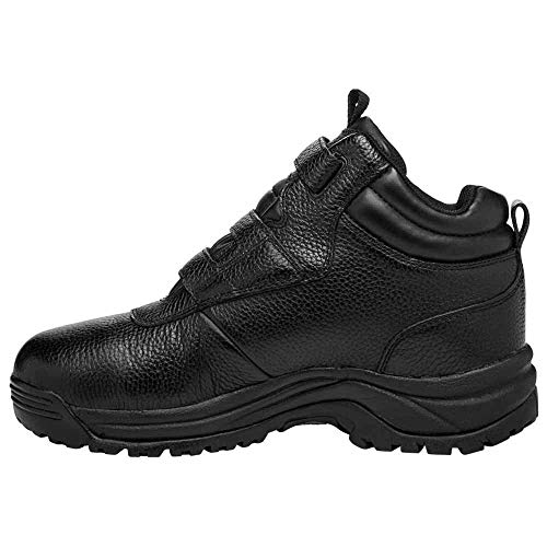 Propét Men's Cliff Walker Strap Hiking Boot, Black, 10.5 XX-Wide