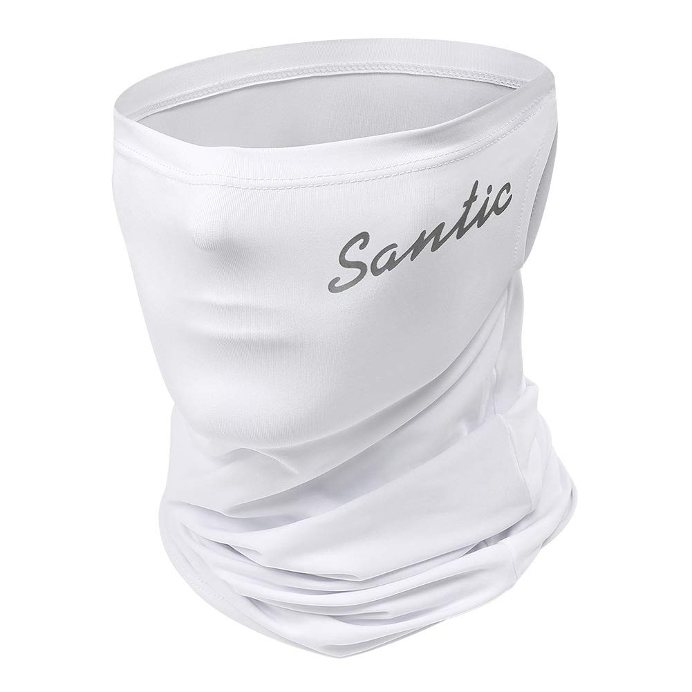 Santic Balaclava Sports Face-Mask Elastic Neck Gaiter for Men Women-Quick Dry Breathable UV Protection
