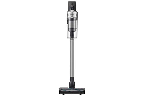 Samsung Jet 90 Cordless Stick Vacuum Long Lasting Battery and 200 Air Watt Suction Power, Complete with Telescopic Pipe, Titan Silver