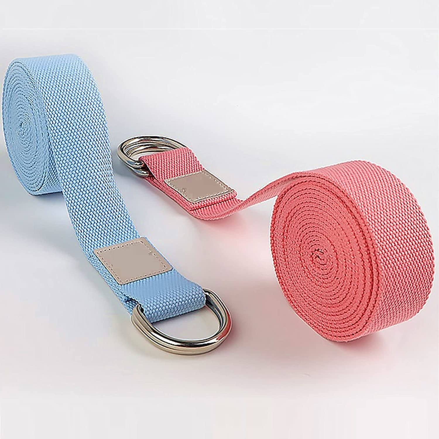 WowDude Non-Elastic Stretch Bands/Yoga Stretch Straps Resistance Exercise Bands for Women Resistance Bands Set for Legs and Butt Exercise & Fitness Accessories-Blue