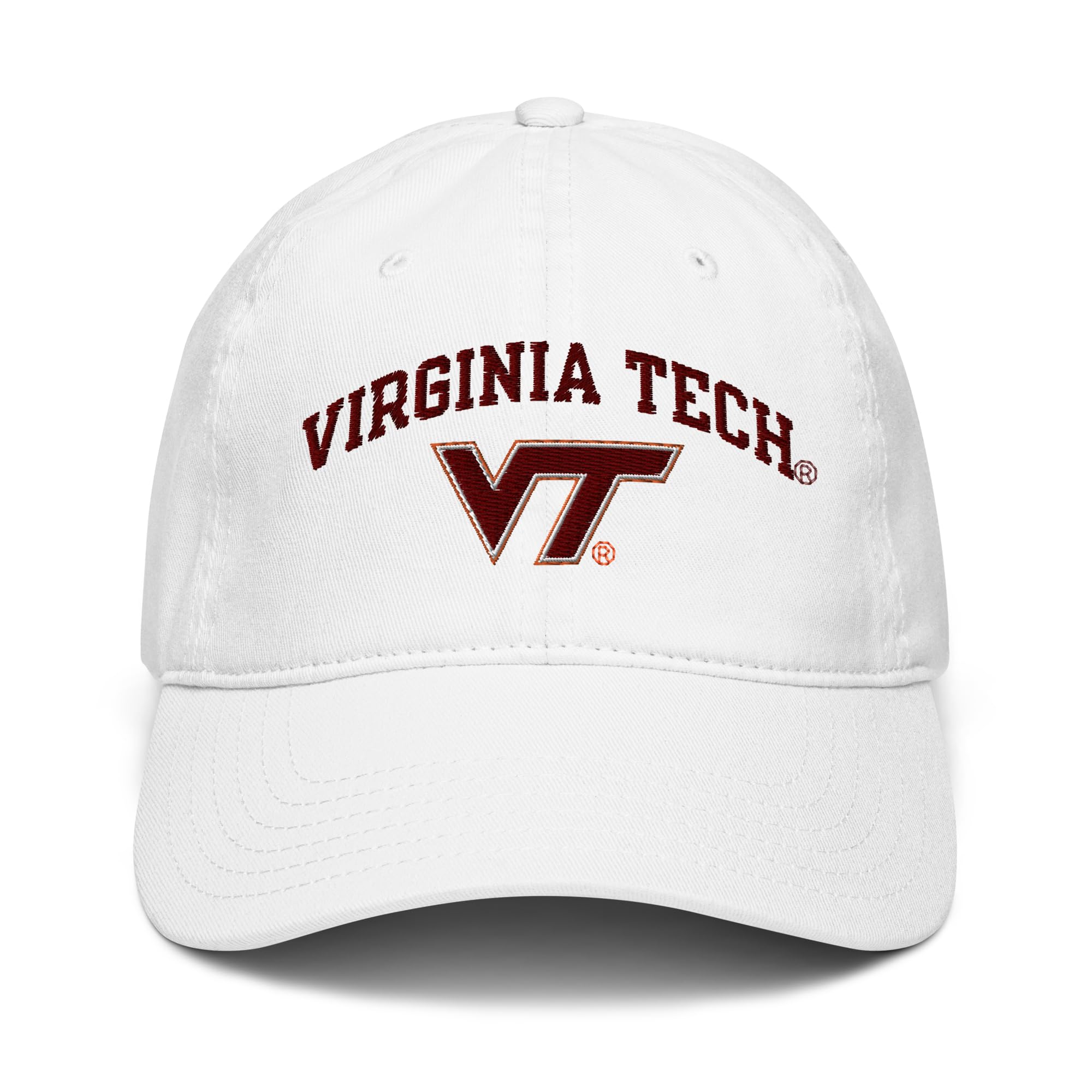 Virginia Tech Hokies Arched Officially Licensed Adjustable Baseball Hat