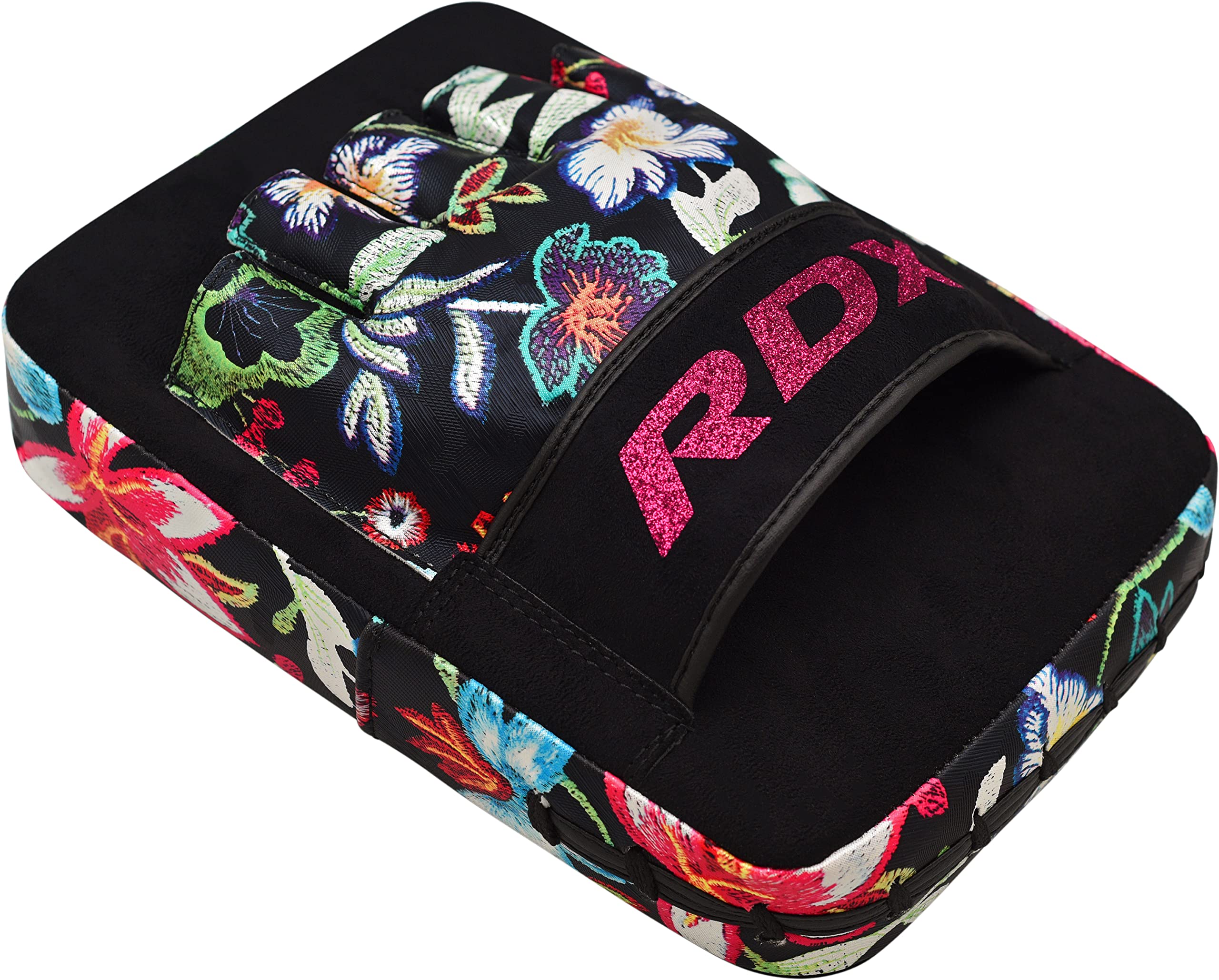 RDX Women Boxing Pads Focus Mitts, Ladies Flora Skin Hook and Jab Target Hand Pads, Great for Muay Thai, Martial Arts, MMA, Kickboxing, Karate Training, Padded Punching, Coaching Strike Shield