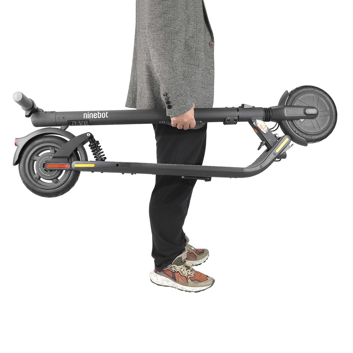 YBang Rear Suspension Kit for Segway Ninebot ES1 ES2 ES3 ES4 ES5 Electric Scooter Shock Absorber Accessories with Reflective Strips and Led Side Light (for ES2/ES4/ES5)