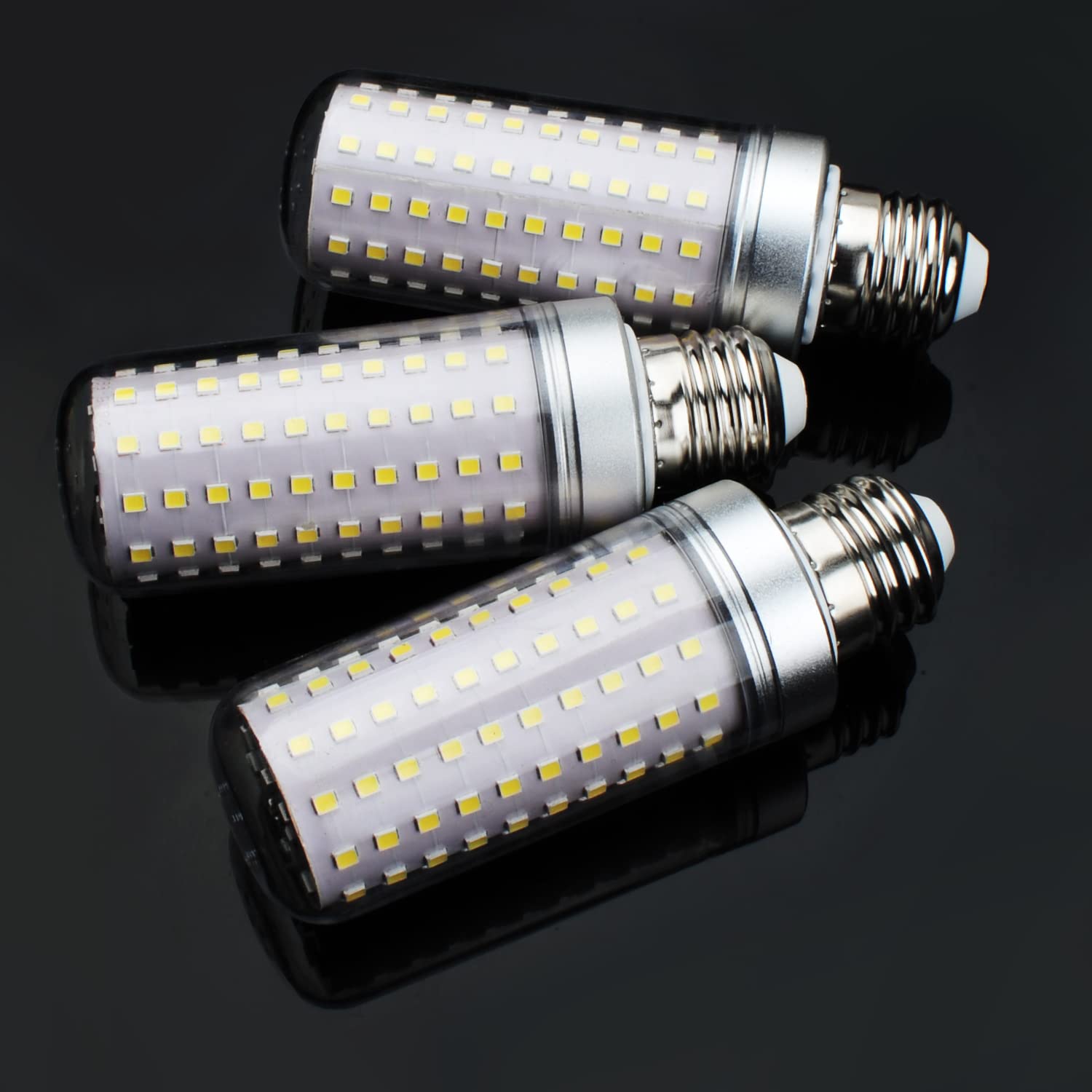 YIIZON LED Corn Bulbs, E26, 25W, Equivalent to 200 W Incandescent Light Bulbs, 6000K Daylight White, 2500LM, E26 Edison Screw Light Bulbs,Non-dimmable 3 Pack