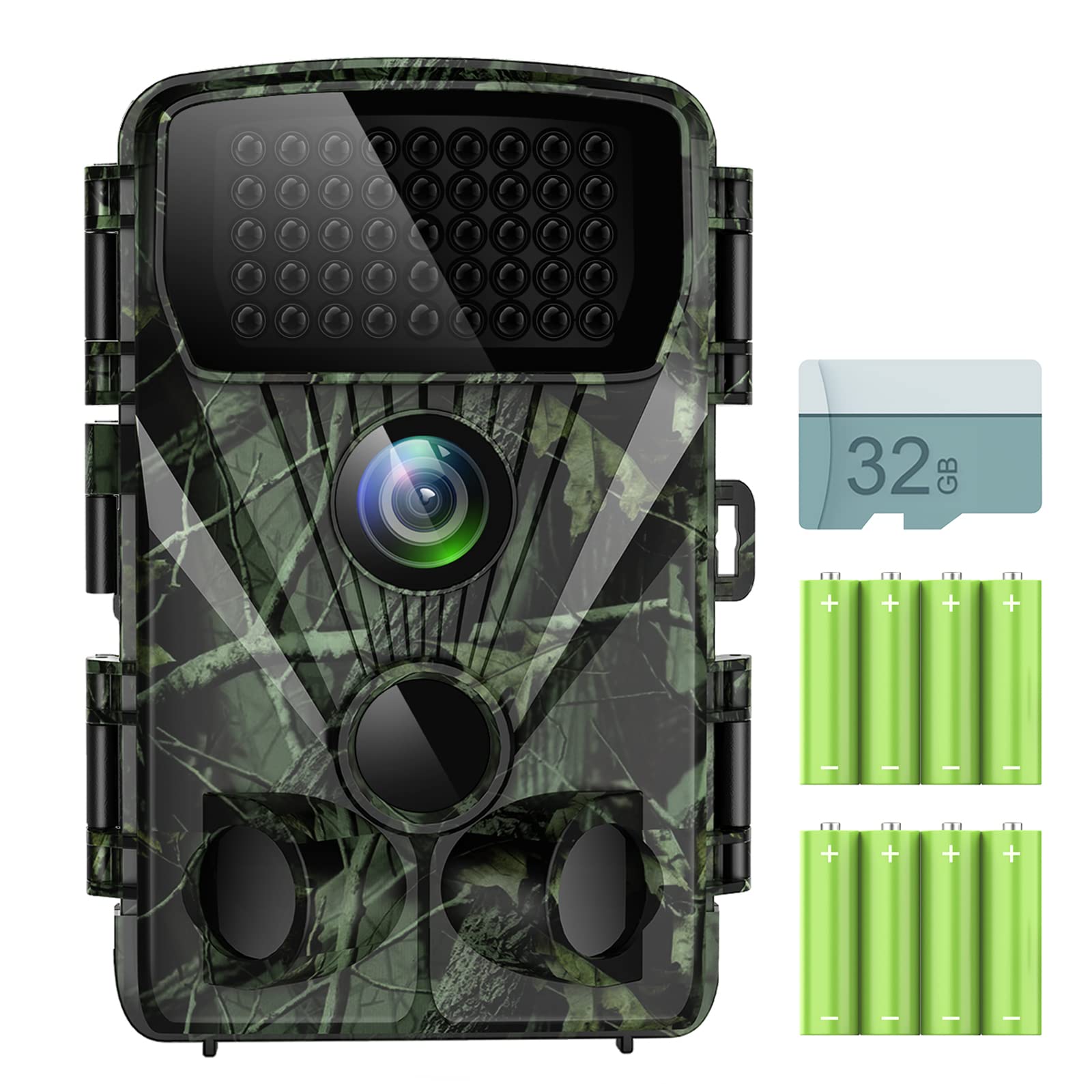 syndesmos Trail Camera 4K 30MP, Game Camera with Night Vision, Hunting Camera 0.2S Trigger Time, 120° Wide Angle 80ft Motion Trail Cam, IP65 Waterproof Wildlife Camera for Outdoor Security Monitoring