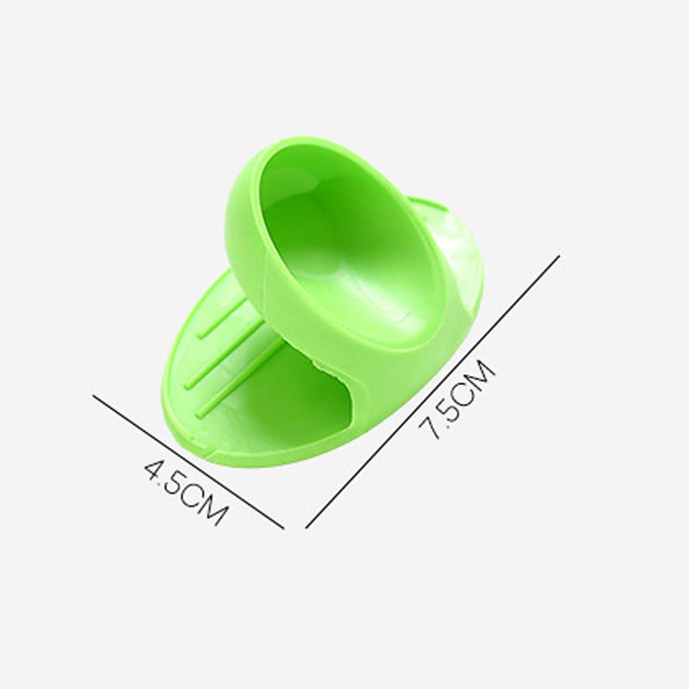 YARNOW 3Pcs Mini Oven Mitts Gloves Silicone Pot Holder Heat Resistant Finger Protector Pinch Grips Hot Dish Bowl Plate Holder Clip for Kitchen Tools Random Colors