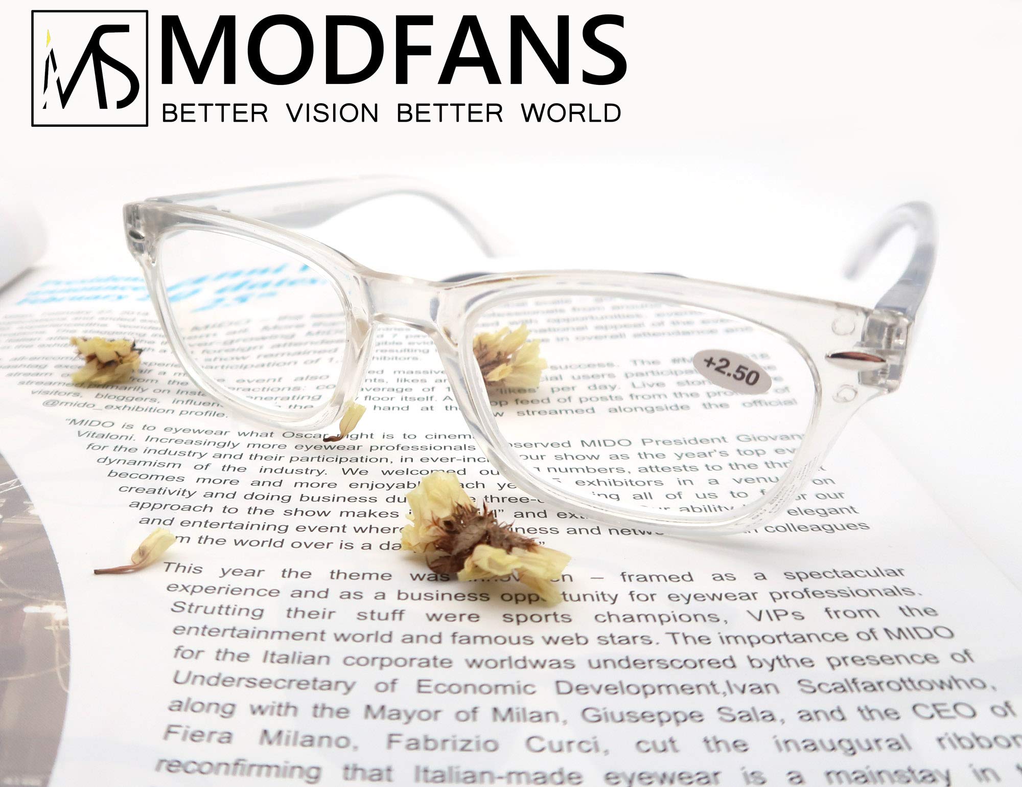 Reading Glasses Women&Men Sun Readers Comfort Spring Hinge Square Frame 4 Pouch
